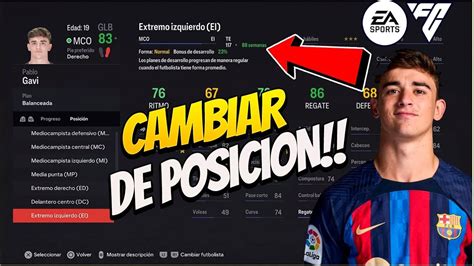 TRUCO EA SPORTS FC 24 Como cambiar de POSICIÓN mis JUGADORES de MODO