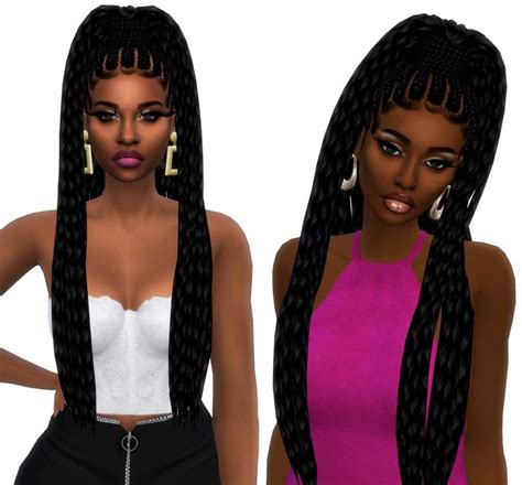 Sims 4 Braids Cc