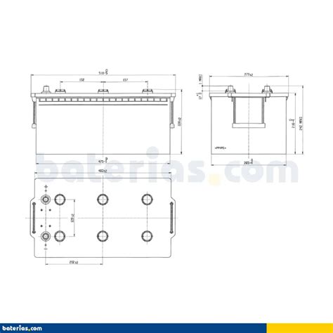 Exide EG2153 Batería de camiones y vehiculos industriales Exide 215Ah 12V
