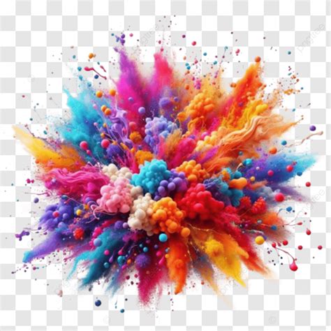 Water Color Happy Holi Colored Powder Explosion Happy Holi Colored