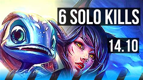 Fizz Vs Ahri Mid Solo Kills Games Legendary Rank Fizz