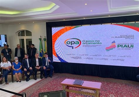 Governo lança Orçamento Participativo R 50 milhões para Teresina e