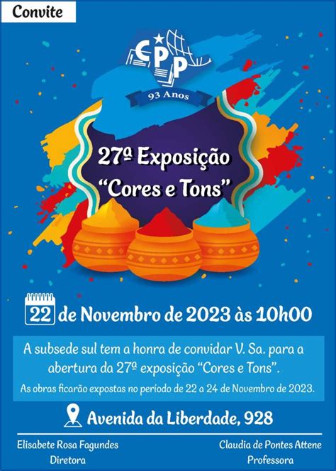 Subsede Sul promove 27ª Exposição Cores e Tons na Sede Central CPP