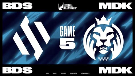 LEC BDS vs MDK第五局速看丨2024LEC冬季赛季后赛败者组决赛丨20240218 YouTube