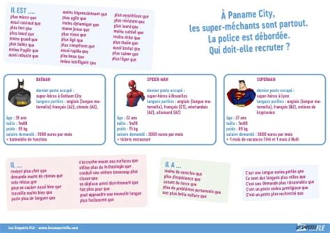 14 activités FLE sur le travail en pdf Les Zexperts FLE