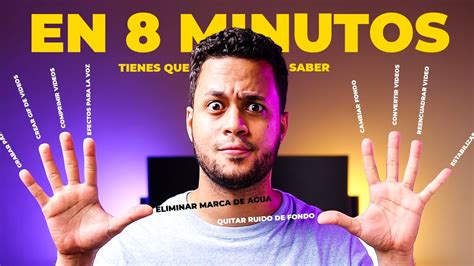 10 COSAS Que DEBES SABER HACER Si Editas Video 1 Bonus YouTube
