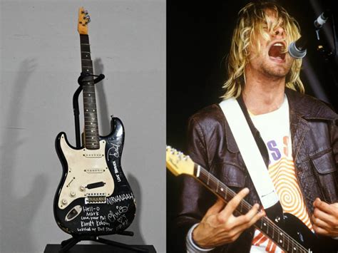 Kurt Cobains Smashed Fender Strat Sells For Nearly 600 000