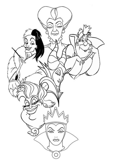 Detalles Disney Villanos Dibujos A Lapiz Camera Edu Vn