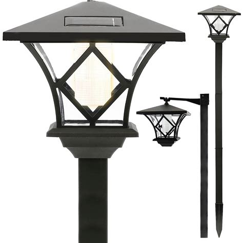 LAMPA SOLARNA LED LATARNIA OGRODOWA 150cm SŁUPEK 5149 Cena Opinie