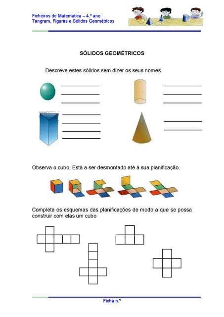 Atividades S Lidos Geom Tricos Ano Aprender E Brincar