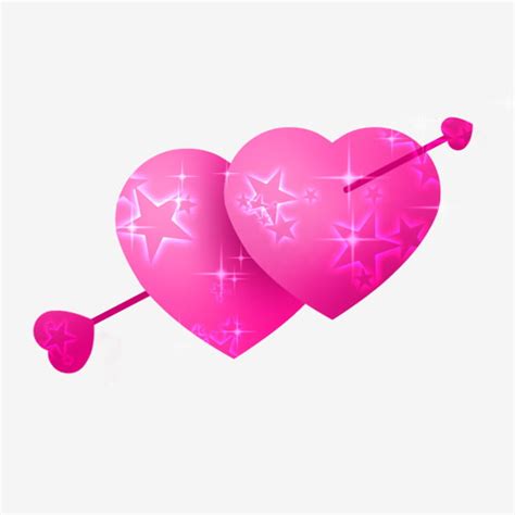 Valentine Day Heart PNG Transparent Pink Love Valentines Day Arrow