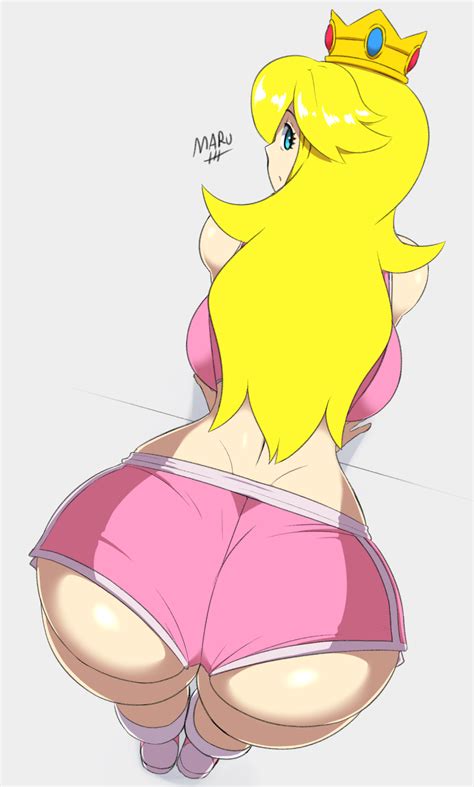 Rule 34 Ass Bent Over Big Ass Big Butt Clothed Dat Ass Huge Ass Looking Back Nintendo Princess