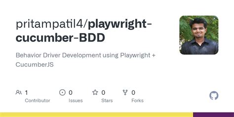 Github Pritampatil Playwright Cucumber Bdd Behavior Driver