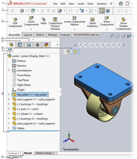 User Interface Overview Solidworks Connected Help