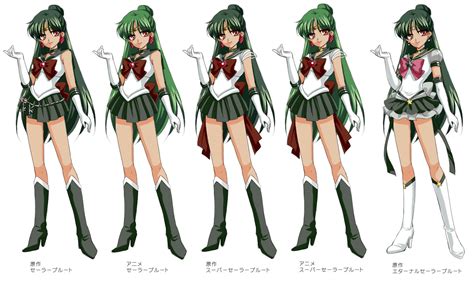 Meiou Setsuna Sailor Pluto Super Sailor Pluto And Super Sailor Pluto