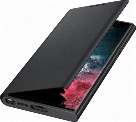 Samsung Smart LED View Cover für Galaxy S22 Ultra schwarz