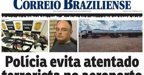 Capa Correio Braziliense Edição Segunda 26 de Dezembro de 2022