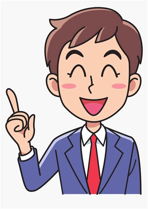 Male Clipart Business Man Thinking Man Cartoon Png Transparent Png