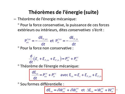 Ntroduire 77 imagen théorème de l énergie mécanique formule fr