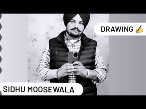 How To Darw Sidhu Moose Wala Drawing Sidhu Moose Wala Pencil Drawing