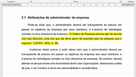 Como Fazer Cita O Direta Curta Encerrando Par Grafo