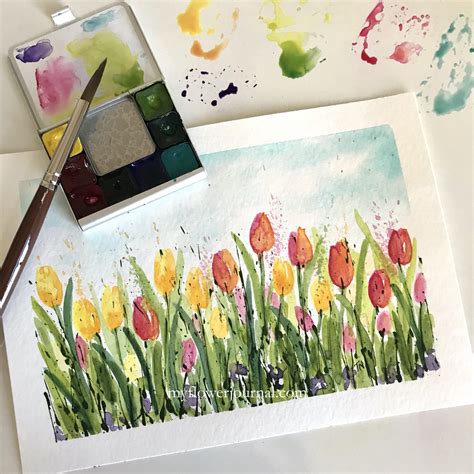 Spring Flowers Acrylic Painting Tutorial Best Flower Site