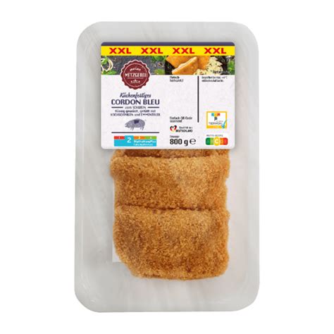 MEINE METZGEREI Cordon Bleu XXL 800g Von ALDI Nord Ansehen