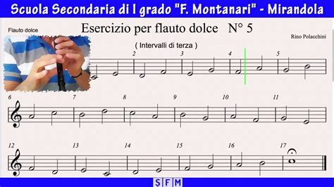 Flauto Dolce Esercizio N5 Video Spartito By AM RP YouTube