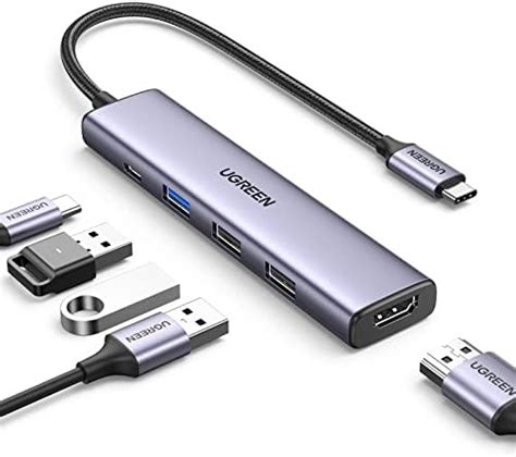 Ugreen Hub Usb C Hdmi Vga Adaptateur Usb C Ethernet Gigabit Mbps