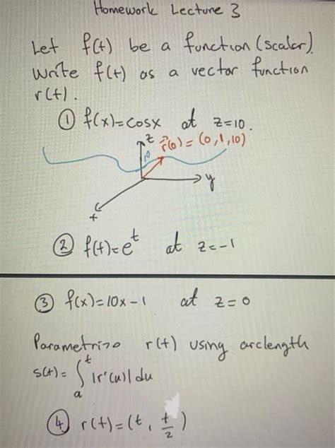 solved homework lecture 3 let f t be a function scalor