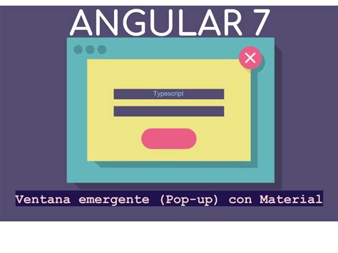 Crear una ventana emergente en Angular 7 El frenético informático
