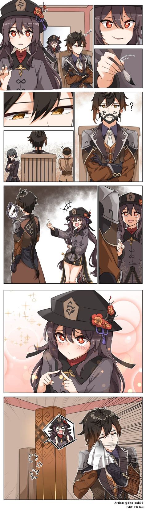 41 Genshin Impact Hu Tao Comic Ideas Ronn