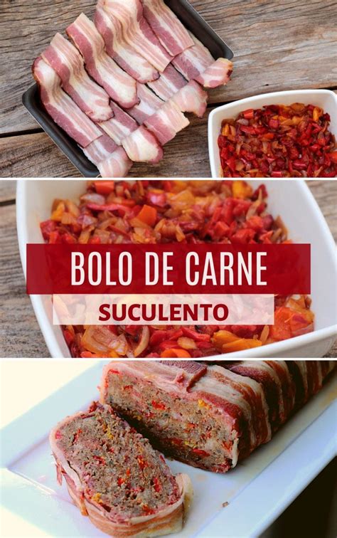 O Bolo De Carne E Bacon Mais Suculento Mel E Pimenta Receitas Bolo