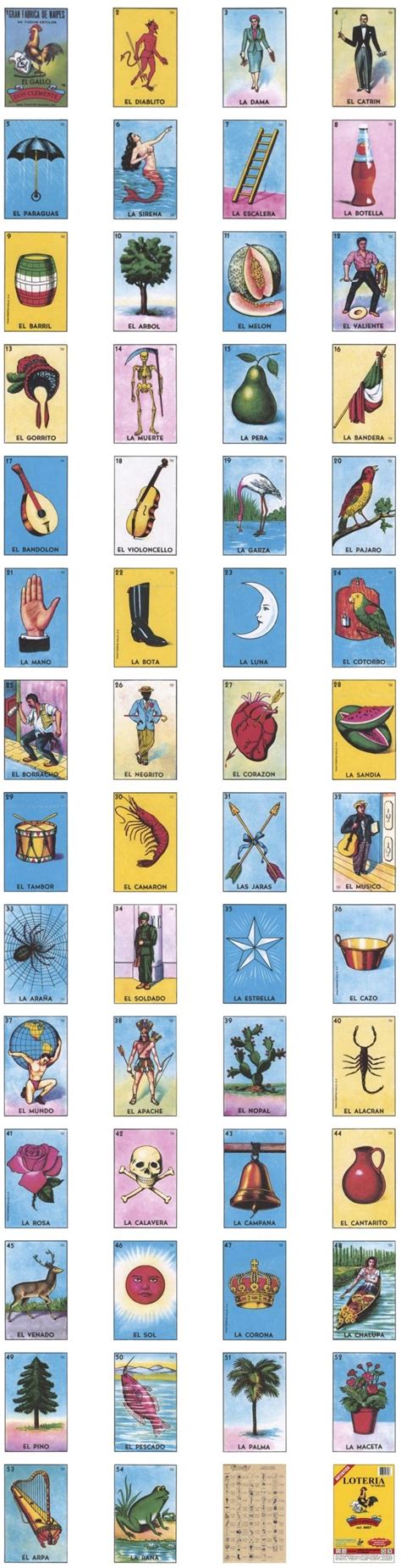 Loteria Cards Printable