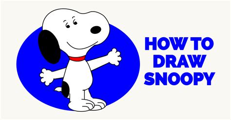How To Draw Snoopy From Peanuts This Time We Will Draw Snoopy From