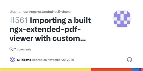 importing a built ngx extended pdf viewer with custom pdf js into an existing angular project