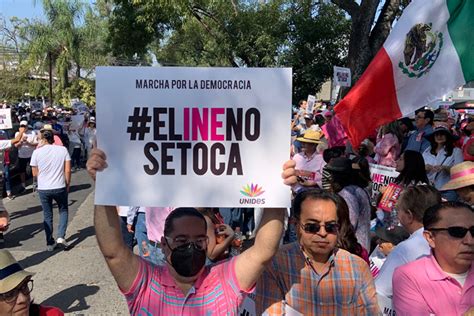 El Ine No Se Toca Gritan Contra Reforma Electoral Ntr Guadalajara