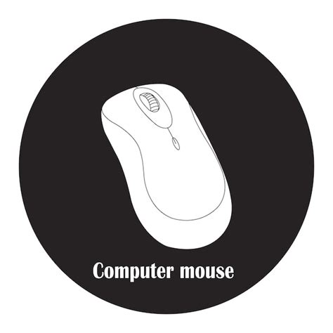 Premium Vector Computer Mouse Icon Vector Illustration Design