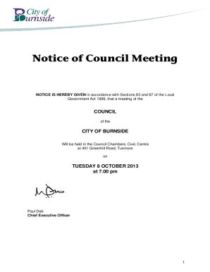 Fillable Online NOTICE IS HEREBY GIVEN In Accordance With Sections 83