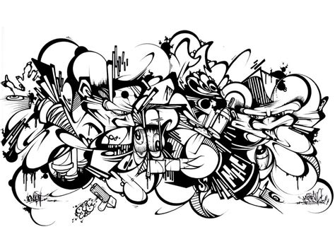 Desenhos De Grafite Alfabeto Para Colorir E Imprimir ColorirOnline