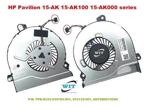 Laptop Internal CPU Cooling Fan For 15 6 HP Pavilion 15 AK 15 AK100 15