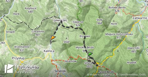 Trasa Smerek Kalnica Pocz Tek Cie Ki Bieszczady Odnalezione