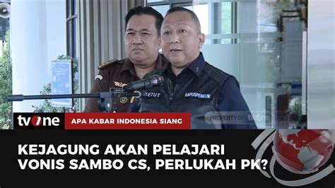 Kejagung Tanggapi Vonis Sambo Cs AKIS TvOne YouTube