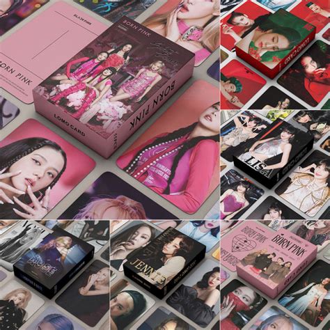 Fb Pcs Set Blackpink Lomo Cards Born Pink Photocards Lisa Jennie