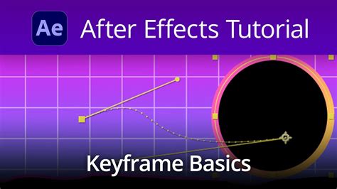 After Effects Tutorial Keyframe Basics YouTube