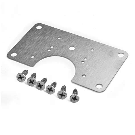 PLAQUE DE FIXATION design de trou améliorée pour réparation de porte d
