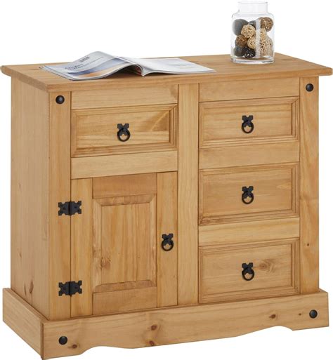 IDIMEX Buffet Salsa Commode Bahut Vaisselier En Bois Style Mexicain