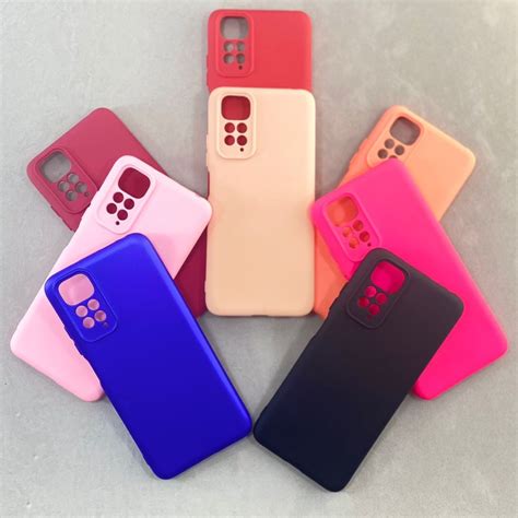 Capa Xiaomi Redmi Note 11 4G Note 11s Silicone Aveludada Protege