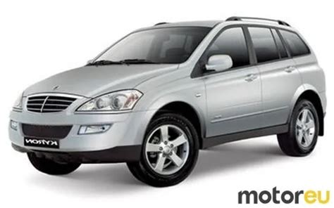 Consumo de SsangYong Actyon 150 CV 2006 2007 y ficha técnica