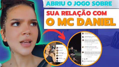 Mel Maia fala pela primeira vez sobre relação MC Daniel após